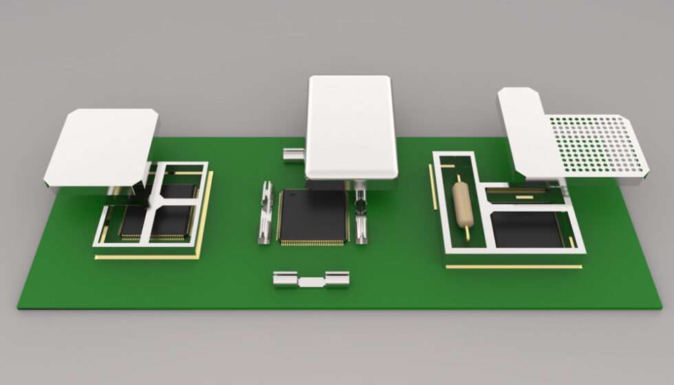 PCB covers for EMI Shielding - Compelma
